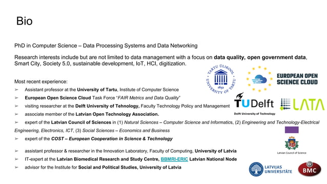The role of open data in the development of sustainable smart cities ...
