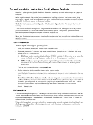 vmware Guest os guide | PDF