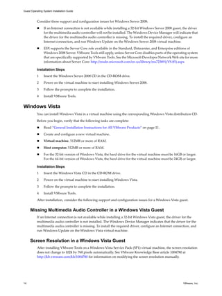 vmware Guest os guide | PDF