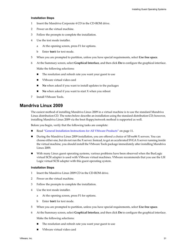vmware Guest os guide | PDF