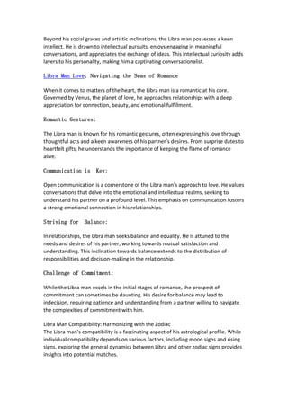 Unlocking the Enigma: Understanding the Libra Man | PDF