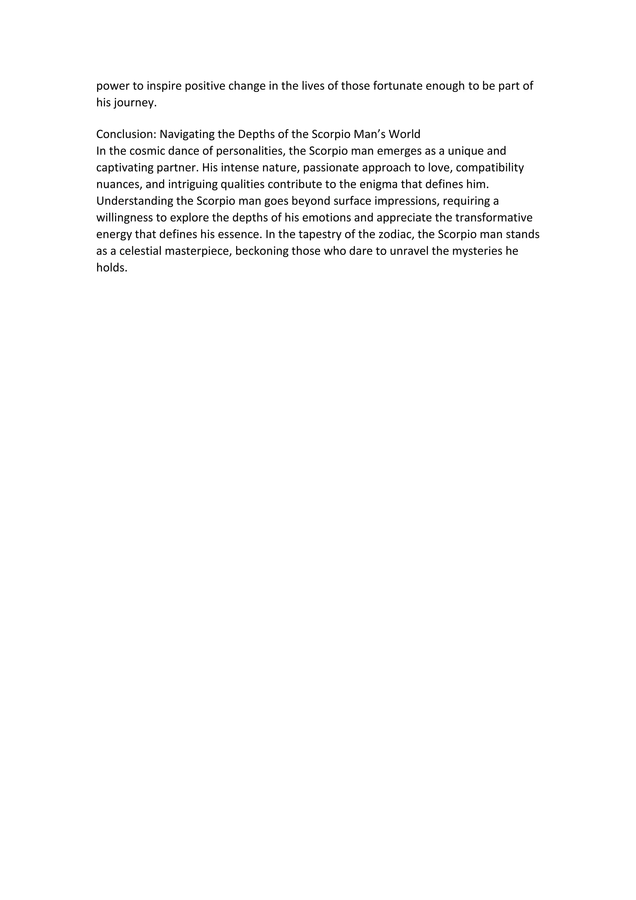 Unlocking the Enigma: Exploring the Special Qualities of the Scorpio ... Unlocking the Enigma: Exploring the Special Qualities of the Scorpio ...