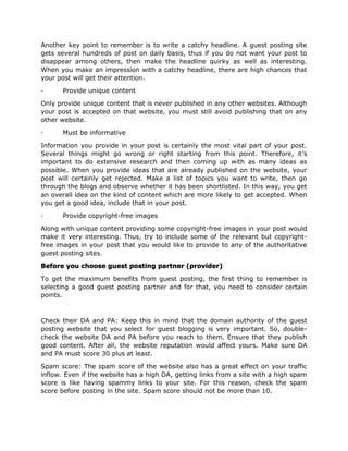 Guest posting site | PDF