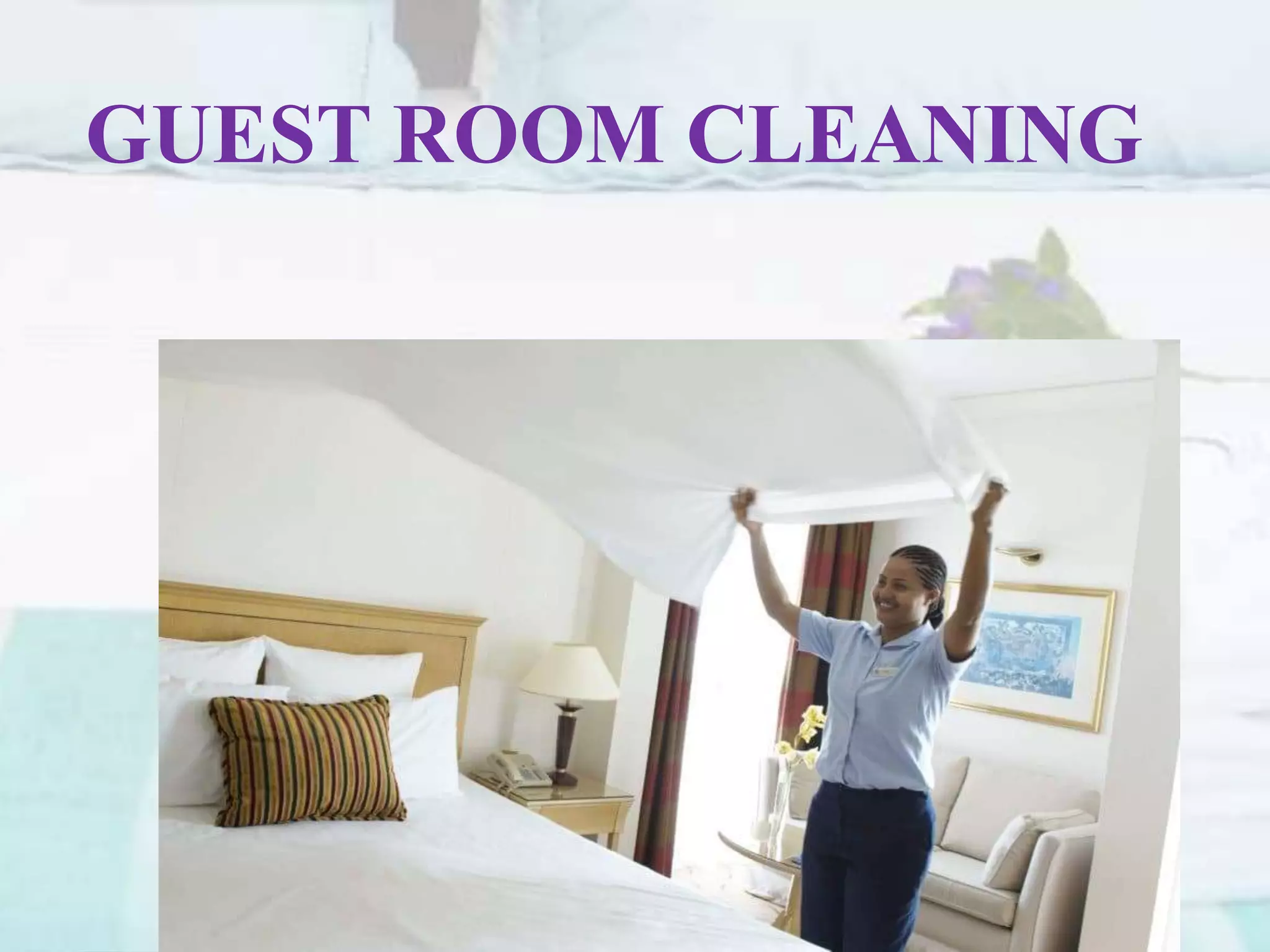 Guest room cleaning | PPTX