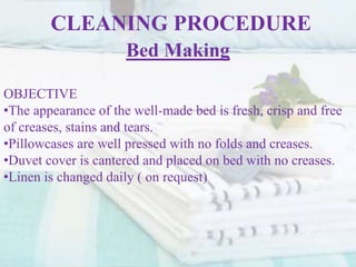 Guest room cleaning | PPTX