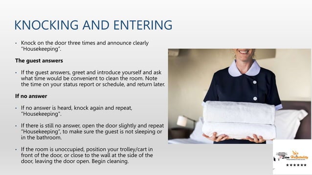 Guest room cleaning procedure.pptx | Bath and Shower | Personal Care