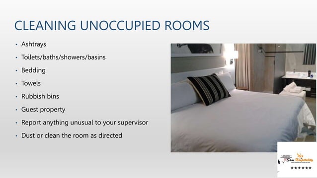 Guest room cleaning procedure.pptx | Bath and Shower | Personal Care