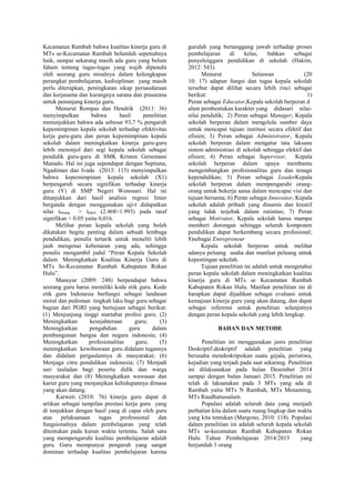 Ejournal 8 penelitian_peran kepala sekolah dalam meningkatkan kualitas kinerja guru_nurbaini ...