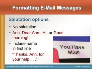 Mary Ellen Guffey_Business Communication_ch05_ppt.ppt
