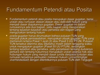 Gugatan Pratun Staf UI | PPT