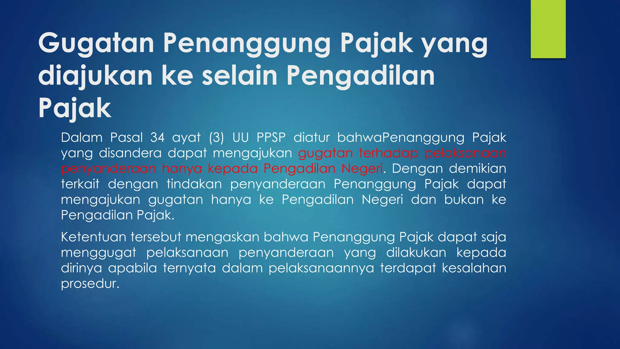 Gugatan dan sanggahan | PPTX