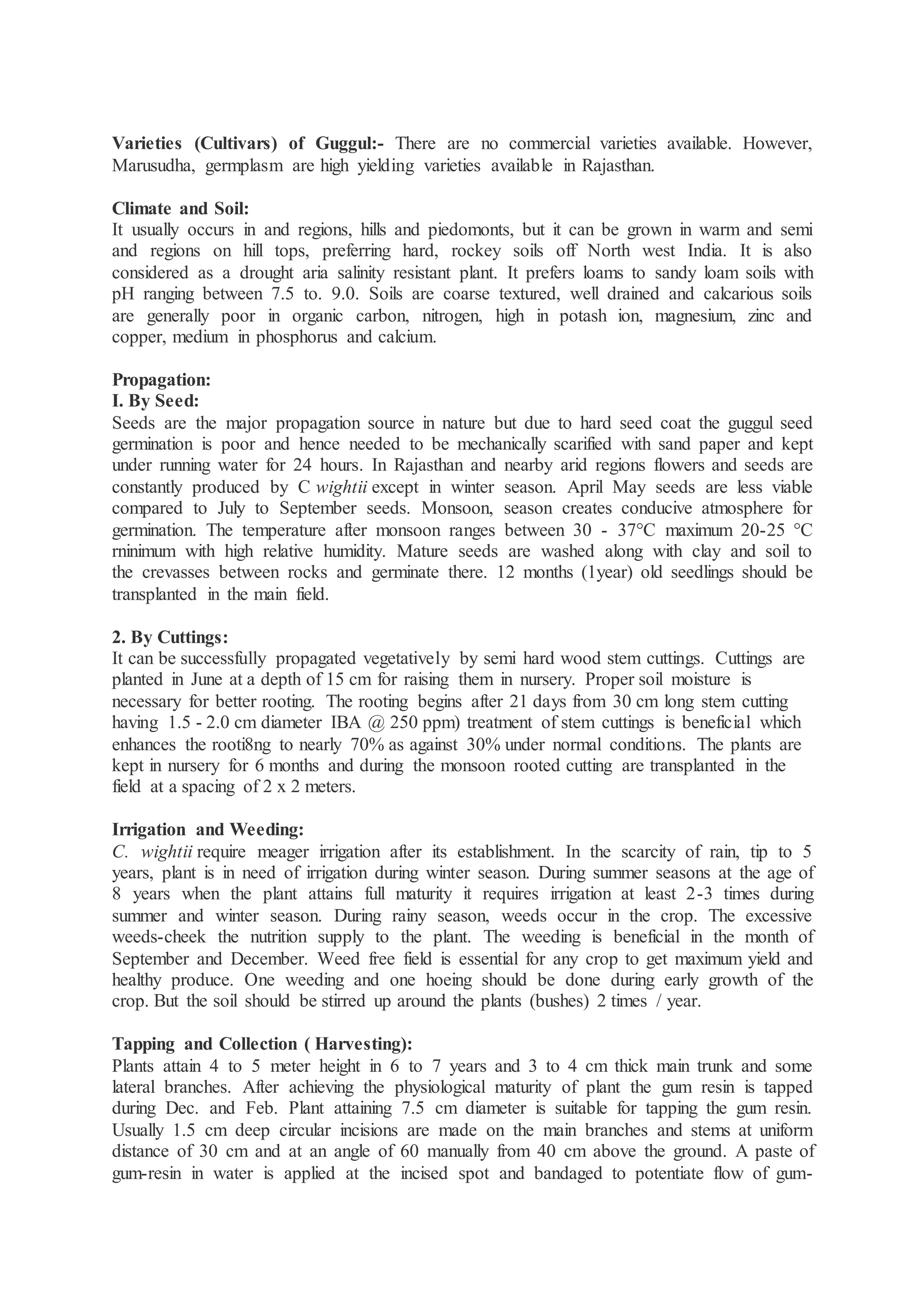 Guggul | DOCX