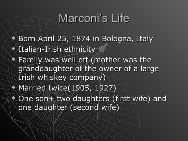 Guglielmo Marconi | PPT