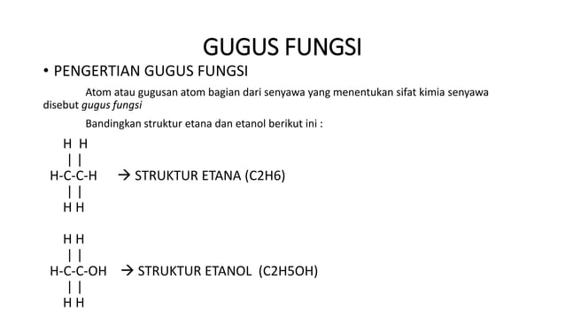 Gugus fungsi , jenis , dan isomer turunan alkena | PPT