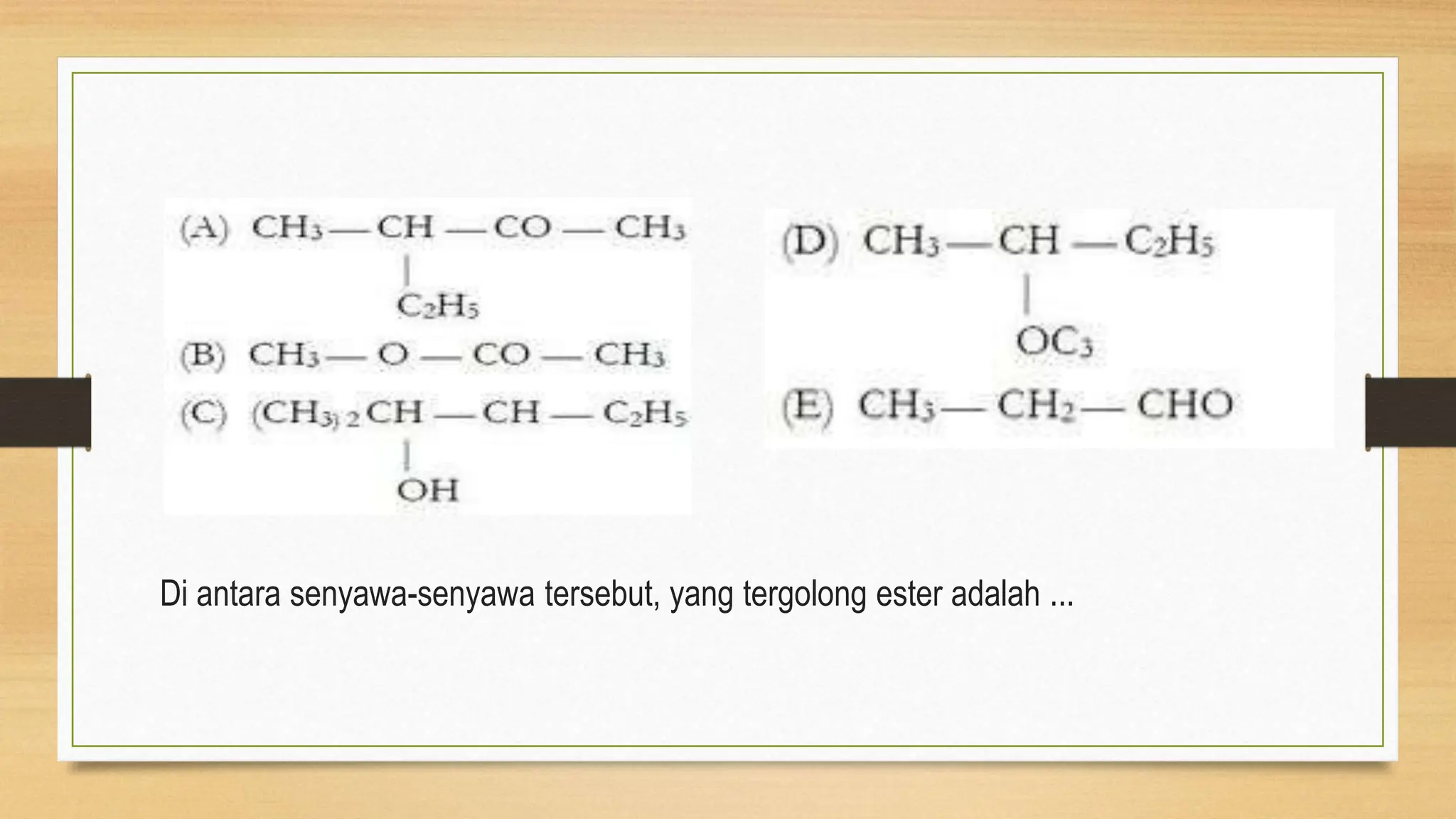 Identifikasi Gugus Fungsi (Latihan Soal) | PPT