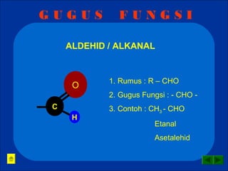 Gugus fungsi organik kls 12 | PPT