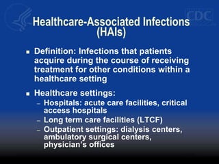 Trend & Strategies for Prevention of Healthcare-associated Infections | PPT