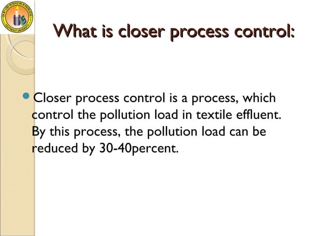 Closer Process Control | PPT