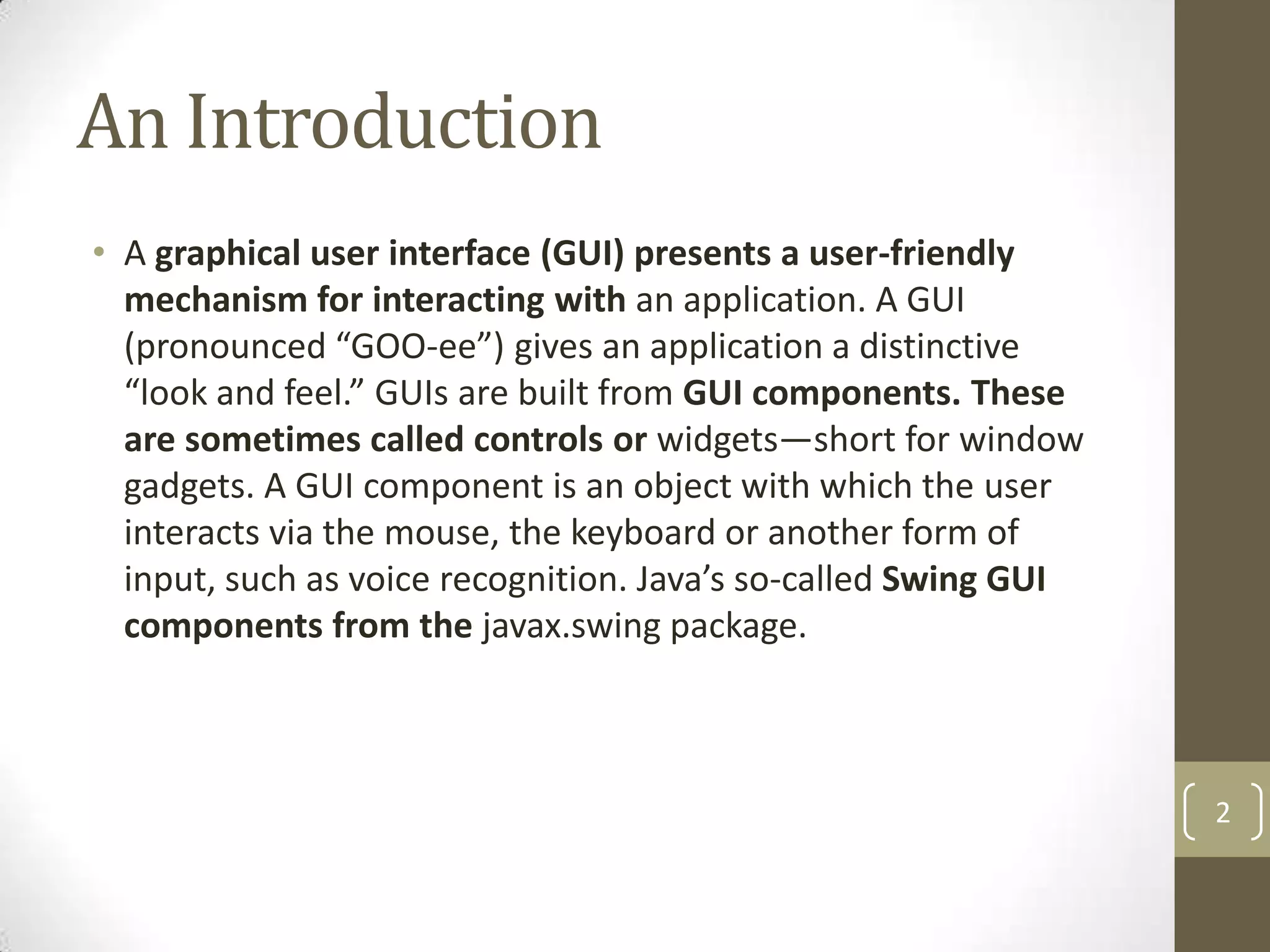 Graphical User Interface Gui Pptx Operating Systems Computer