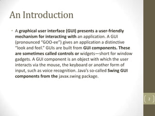 Graphical User Interface (Gui) | PPTX