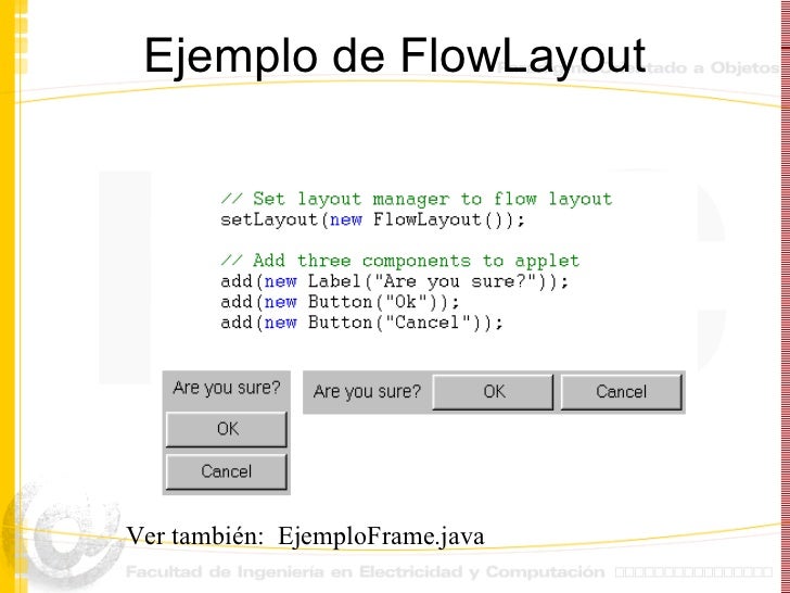 Example flowlayout java - investordenis
