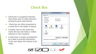 Graphical User Interface | PPTX
