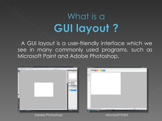 Gui Layout Presentation | PPT