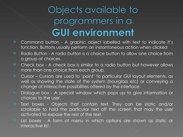 Gui Layout Presentation | PPT