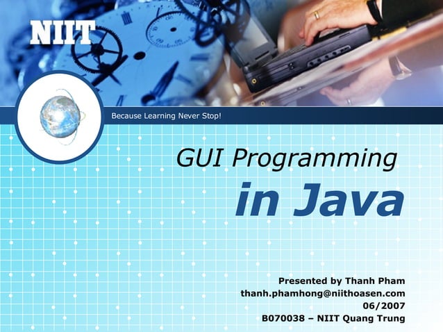GUI Programming In Java | PPT