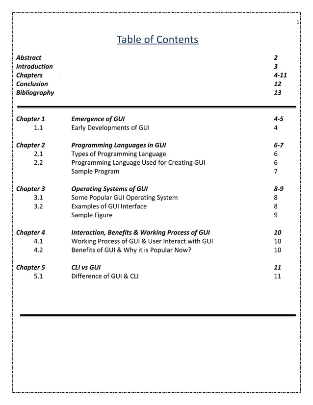 Graphical User Interface or GUI | PDF