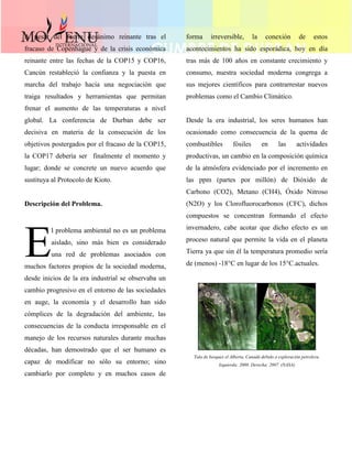 Guia conferencia de Durban COP17 MOVENU | PDF