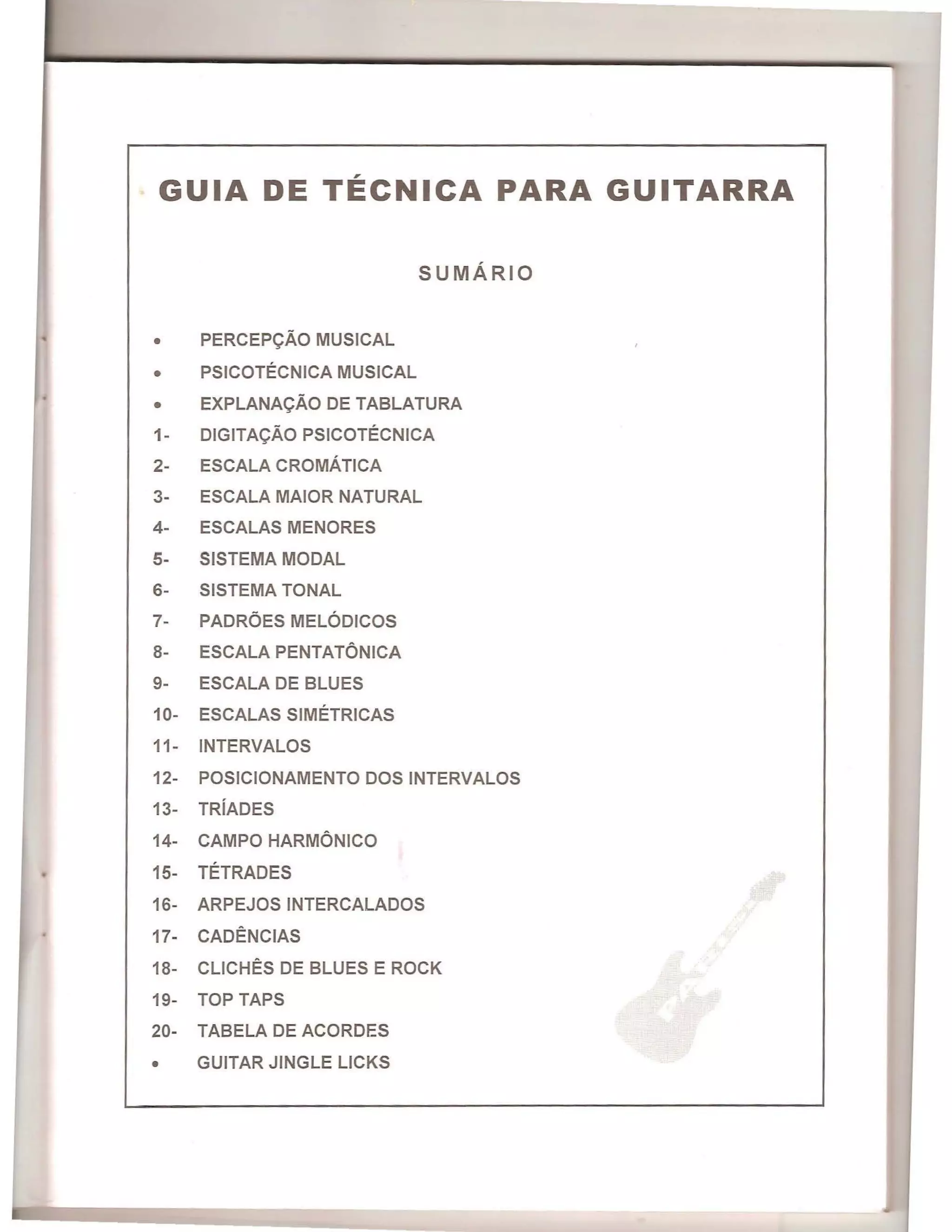 Guia de-tecnica-para-guitarra-daril-parisi | PDF