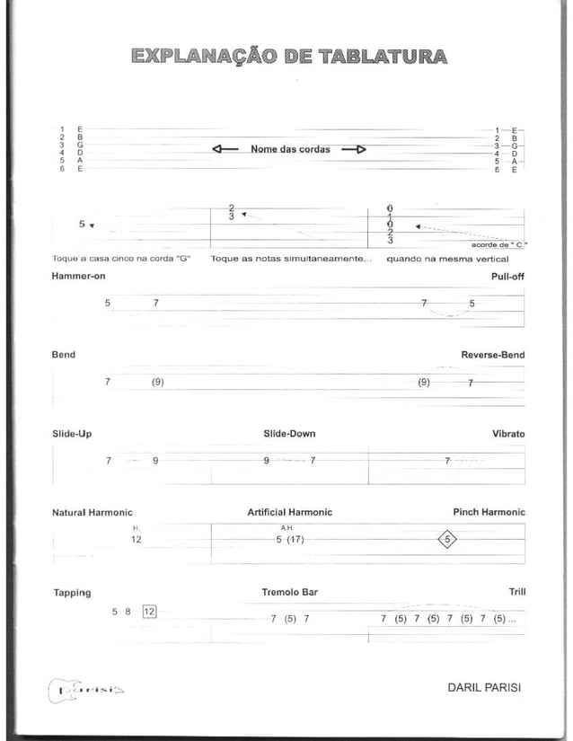 Guia de-tecnica-para-guitarra-daril-parisi | PDF