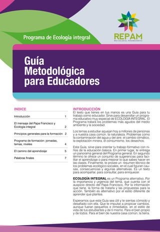 Programa de ecología integral | PDF