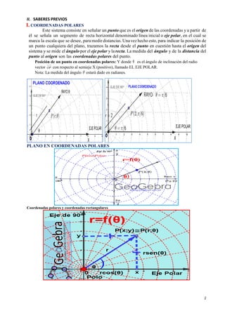 GUIA-semana 07 COORDENADAS POLARES | PDF