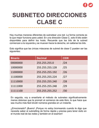 Guia subneteo-de-redes-hbcnlf | PDF | Computer Networking | Computing
