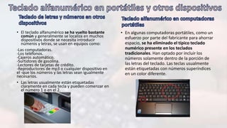 Teclado alfanumérico | PPTX