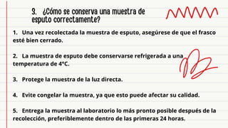MUESTRAS DE ESPUTO GUIA N° 06 MUESTRAS BIOLOGICAS | PDF