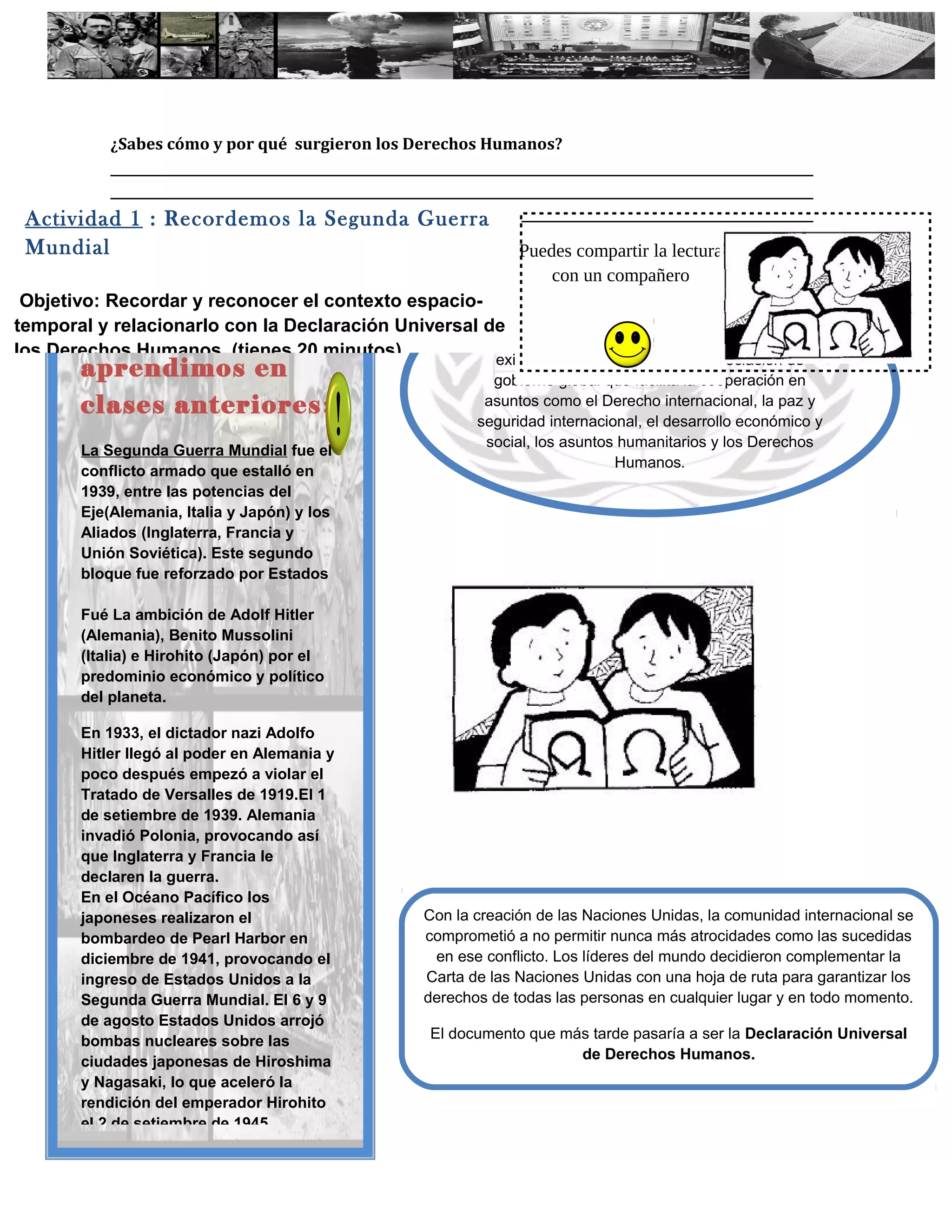 Guia de Aprendizaje N° 1 de la Propuesta Didáctica para la enseñanza de ...