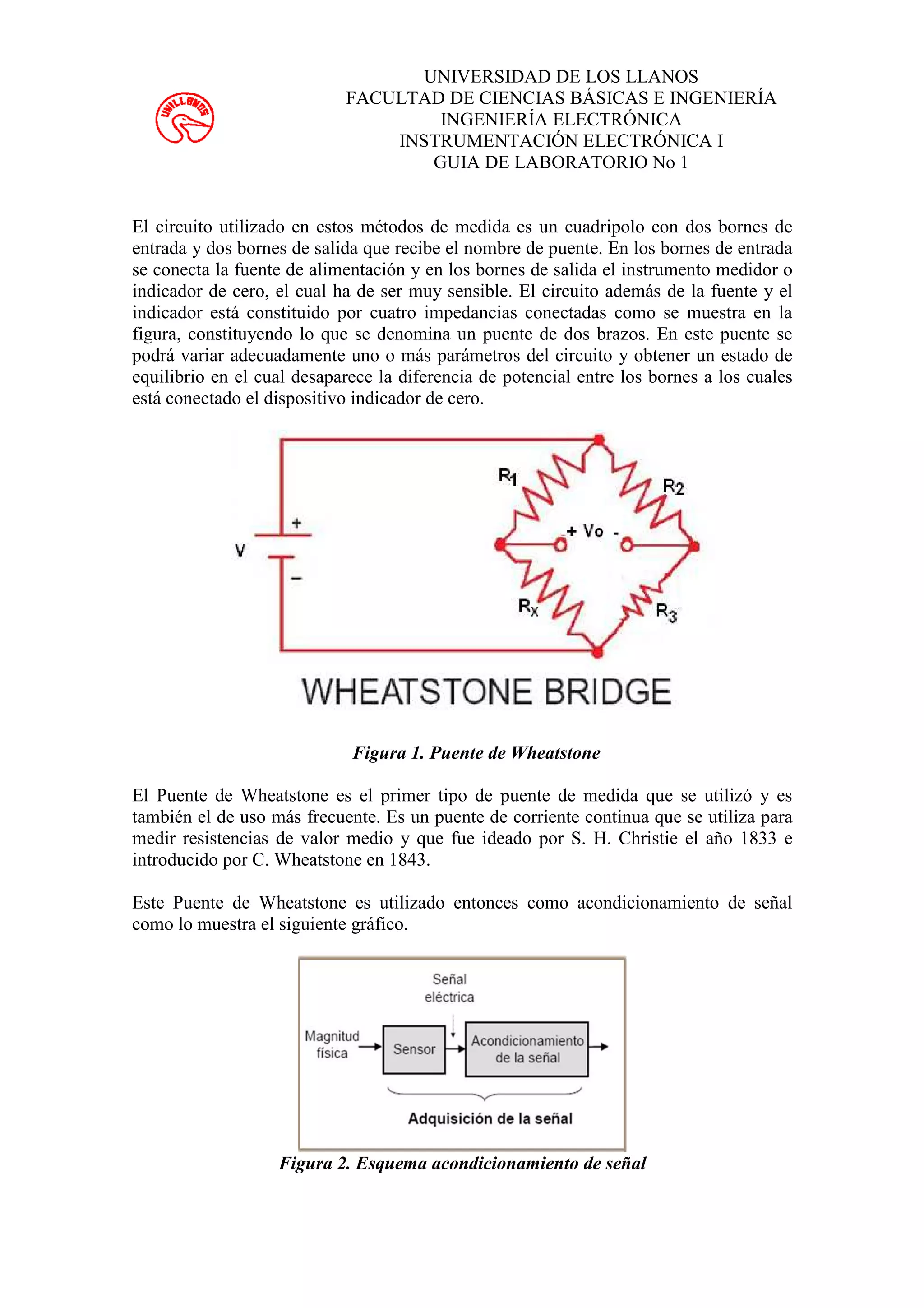 Guia 1 Puente De Wheatstone Pdf