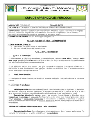GUIA #1 1 PERIODO 10 LA TECNOLOGIA Y SUS MANIFESTACIONES.pdf