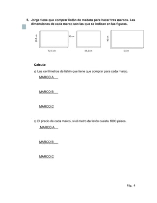 Guia 1 de fisica septimo medidas de longitud | PDF