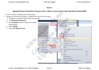 Guia 2, Formularios MDI | PDF