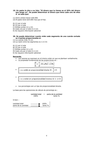 Guia 2 razones proporciones y porcentajes | PDF