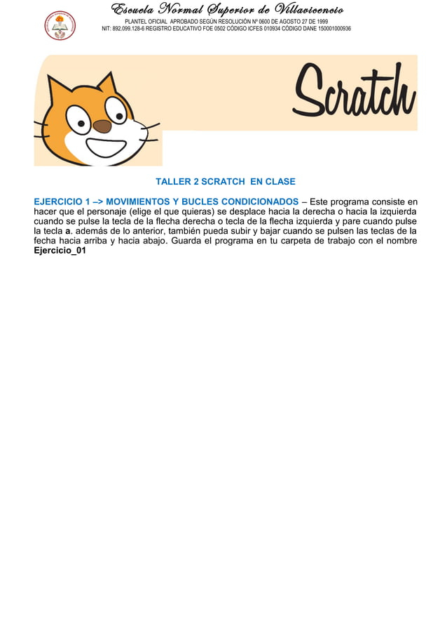 Guia 2 Scratch septimo_2018 | PDF