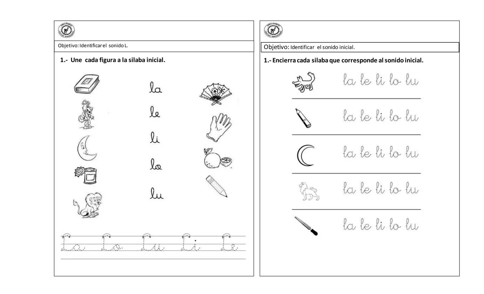 Guia 5 silabas directa l | DOCX | Books and Literature