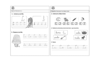 Guia 5 silabas directa l | DOCX | Books and Literature