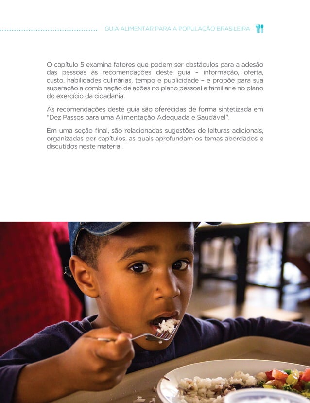 Guia alimentar para a população brasileira - Ministério da Saúde