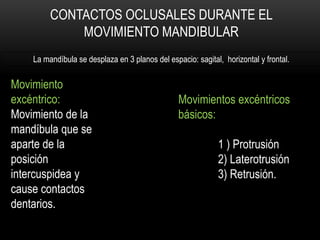 GUIA ANTERIOR OCLUSION | PPTX