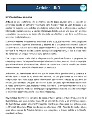 GUIA BASICA ARDUINO | PDF